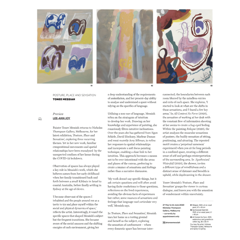 TONEE MESSIAH - Nicholas Thompson Gallery